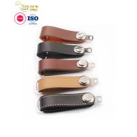 China Custom Leather Key Chain Business Car Compact PU Key Holder Organizer for sale