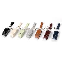 China High Quality Pu Leather Wristlet Keychain Bracelet Kids Strawberry Shape Key Chain for sale