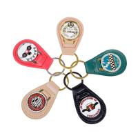 China High Quality Pu Leather Wristlet Keychain Bracelet Kids Strawberry Shape Key Chain for sale