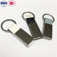 China Wholesale New Luxury Metal Pu Leather promotional Keychain Sublimation Keychains Custom Leather Coin holder Keychain for sale