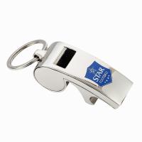 China Cute Custom Key Ring , Metal Whistle Zinc Alloy Opener Key Ring for sale