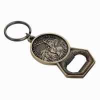 China Cute Custom Key Ring , Metal Whistle Zinc Alloy Opener Key Ring for sale
