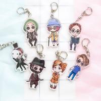 China Custom PVC Key Chain Blank Anime Charms Acrylic Keyring Promotion Gift for sale