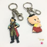 China Sport Soft Rubber Cute Animal Keychains Personalised Keychain For Souvenir Gifts for sale