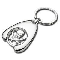 China Hot sale high quality custom design metal trolley token coin keychain packaging box for sale