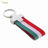 China Clear Personalised Trolley Keyring , Zinc Alloy Custom Trolley Token Key Ring for sale