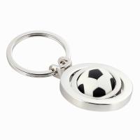 China Clear Personalised Trolley Keyring , Zinc Alloy Custom Trolley Token Key Ring for sale