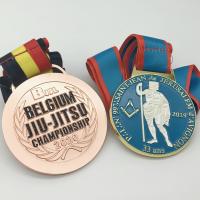 China Cute Led Light Metal Sports Medal Soft Enamel Running Race Christmas Karate Medal for sale