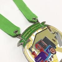 China Custom Hanging Metal Sports Medal Soft Hard Enamel Carnival Medal With Ribbon for sale