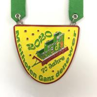 China Custom Hanging Metal Sports Medal Soft Hard Enamel Carnival Medal With Ribbon for sale