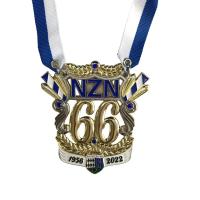 China Custom Hanging Metal Sports Medal Soft Hard Enamel Carnival Medal With Ribbon for sale