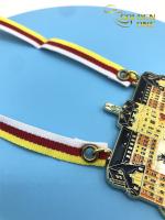 China 2D Metal Sports Medal Toronto Carnival Running Gold Medal Shows Medallion for sale