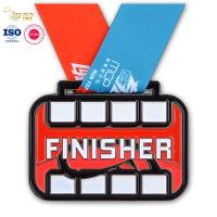 China Best Selling Soft Enamel Spartan Race Medal Circle Shape Medal Depot Carnival Karate Victory Medals Run Bintulu Metal Medallion for sale