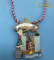 China Metal Halloween Award Medals , Brass Plated Personalized Award Medals Bird Carnival for sale