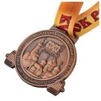China Metal Halloween Award Medals , Brass Plated Personalized Award Medals Bird Carnival for sale