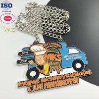 China 2D Zinc Alloy Enamel Fiesta Carnival Medals Customized Rhinestone Metal Medal With Ribbon for sale