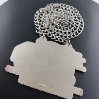 China Truck Car Custom Enamel Medals Zinc Alloy Trophies Medals With Nickel Chain for sale