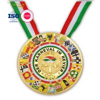 China No Minimum Order Custom Shape Field Hockey Soccer Sports Award Gmilitary Zinc Alloy Medals for sale