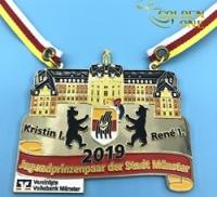 China No Minimum Order Custom Shape Field Hockey Soccer Sports Award Gmilitary Zinc Alloy Medals for sale
