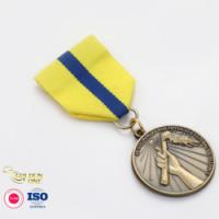 China Good Quality Plastic Metal Medal Blank Sports  Advanced Religious Association Gold Silver Bronze Medal Award for sale