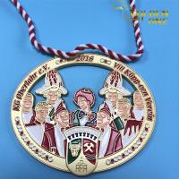 China Filling Color Silver Metal Sports Medal Custom School Carnival Wearable With Diamond for sale