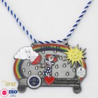 China High  Quality Product Heart Shape Creative Sublimation Blank Trophies Medallion Zinc Alloy Carnival Medal for sale