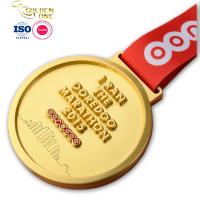 China Custom Gymnastics Award Medal Ribbons Graduation Zinc Alloy Carnival Medallions for sale
