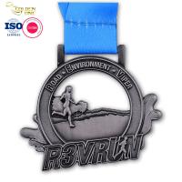China China Factory Price Custom Shape Silver Plated  Gymnastic Award Medal United States Ironman Brass Metal Medallions for sale