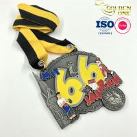China Soft Enamel Metal Sports Medal Arts Grappling Dance Medals Zinc Alloy Medallion for sale