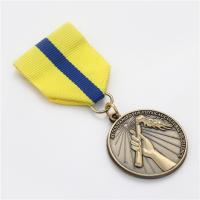 China Race Metal Sports Medal Finisher 3D Commendation With Printed Ribbon for sale