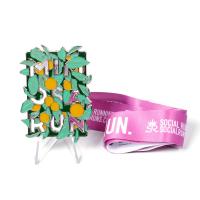 China Race Metal Sports Medal Finisher 3D Commendation With Printed Ribbon for sale