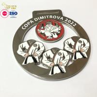 China Metal Soft Enamel Medal , Tournament Award Taekwondo Karate Muay Custom Design Medals for sale