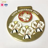 China Metal Soft Enamel Medal , Tournament Award Taekwondo Karate Muay Custom Design Medals for sale