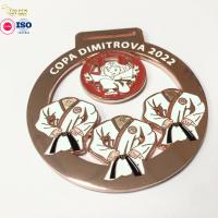 China Metal Soft Enamel Medal , Tournament Award Taekwondo Karate Muay Custom Design Medals for sale