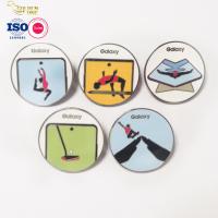 China Magnetic Lapel Pin Badge Offset Printing Blank Tin Custom Metal Button for sale