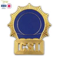 China Star Shape Lapel Pin Badge 3D Figure Emblem Metal Zinc Alloy Soft Enamel for sale