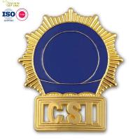 China Hollow Shiny Zinc Alloy Badge 3D Logo Metal Enamel Star Emblem For Honor for sale