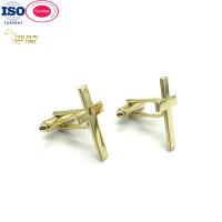China Blank Metal Cufflink Men Gift Custom Laser Logo Personalised With Box Packaging for sale