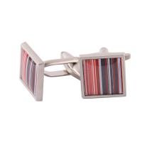 China Blank Metal Cufflink Men Gift Custom Laser Logo Personalised With Box Packaging for sale