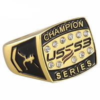 China Fantastic Shiny Stainless Steel Championship Rings , Friendship Custom Sports Ring for sale