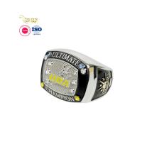 China Personalized Sports Championship Rings Two Tone Finish Jewelry Metal Zinc Alloy for sale