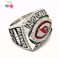 China Personalized Sports Championship Rings Two Tone Finish Jewelry Metal Zinc Alloy for sale
