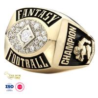 China Personalized Sports Championship Rings Two Tone Finish Jewelry Metal Zinc Alloy for sale