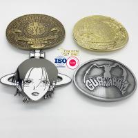 China Durable Custom Cowboy Belt Buckles , Zinc Alloy Vintage Western Belt Buckles for sale