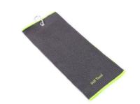 China Digital Printed Golf Divot Tool Quick Dry Soft Washable Breathable Cotton Golf Towel for sale