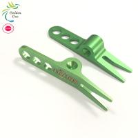 China Logo Laser Golf Ball Divot Tool Engraved Personalised With Ball Marker for sale