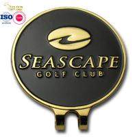 China Round Ball Marker Hat Clip , Zinc Alloy Magnetic Cap Clip Holder for sale