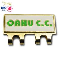 China Round Ball Marker Hat Clip , Zinc Alloy Magnetic Cap Clip Holder for sale
