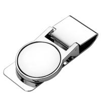 China Zinc Alloy Metal Wallet Clip Men Blank Custom Money Holder Protector for sale