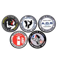 China Hot Sale Promotional Gift Patches Greatful Silicone PVC Rubber Rainbow Patch Heat Transfer Embroidered Patches for sale